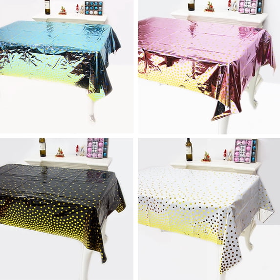 GROFRY Disposable Tablecloth Oil-proof Waterproof Decorative ...