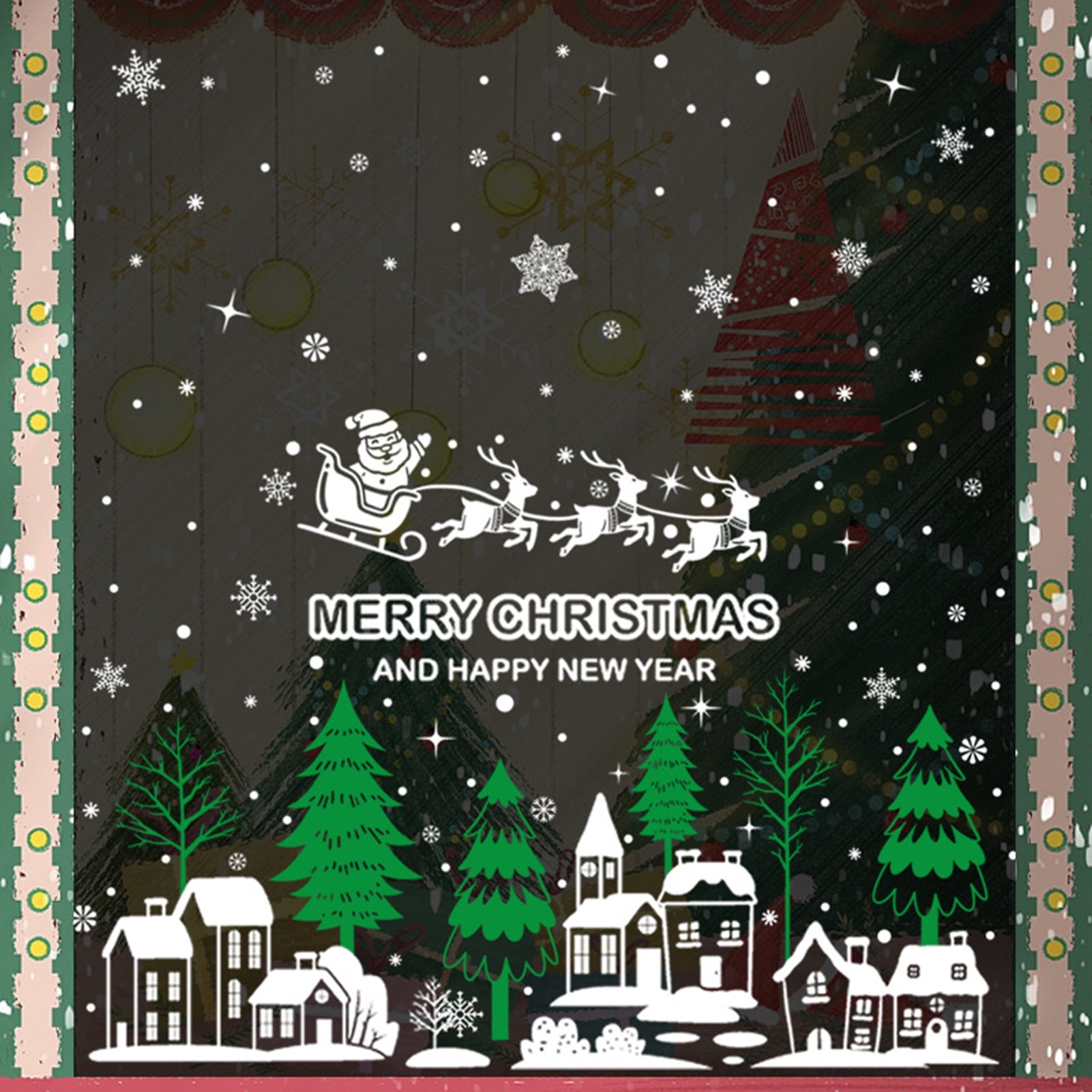 GROFRY Electrostatic Sticker Traceless Waterproof Reusable Removable ...