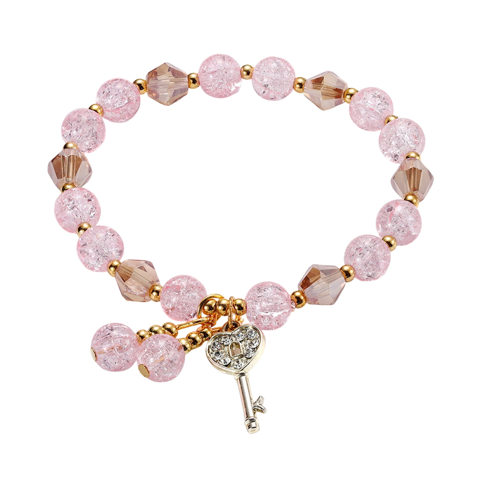 GROFRY Lucky Bead Bracelets for Women Handmade Vintage Jewelry Strand ...