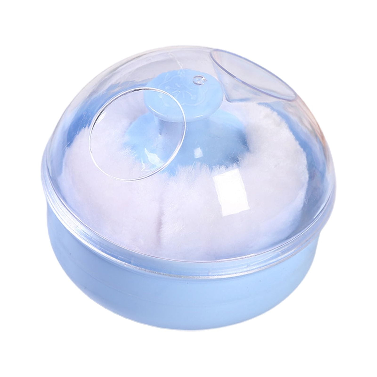 GROFRY Soft Bristles Dry Powder Puff Transparent Lid Dustproof Moisture ...