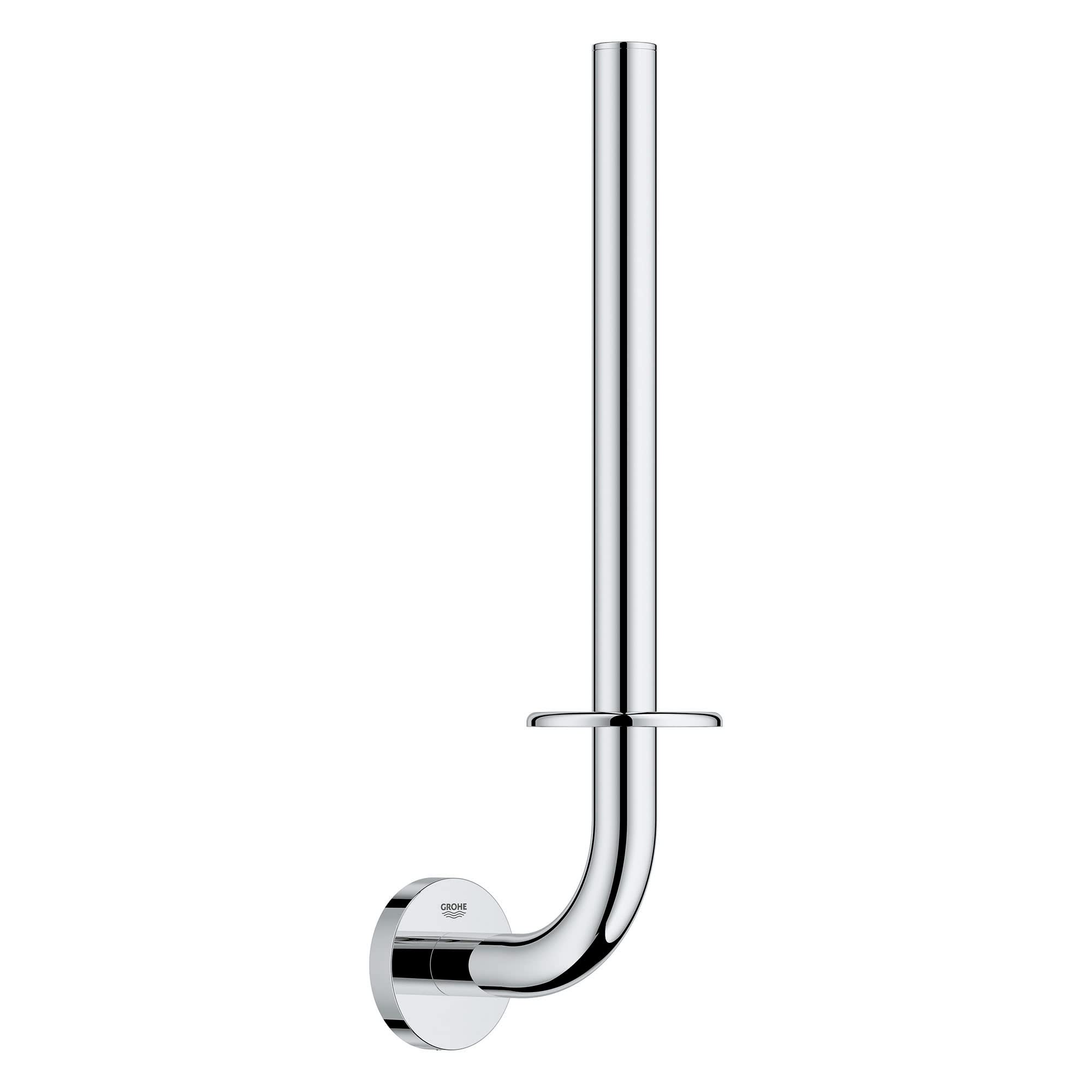 GROHE 41078000 Essentials Toilet Paper Holder, Starlight Chrome C38 - Walmart.com