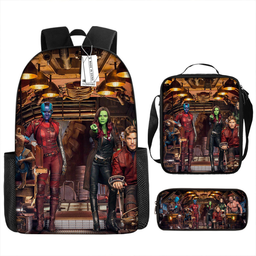 GROOT Anime Backpacks Sets, Cartoon Laptop Backpack with Shoulder Bag ...