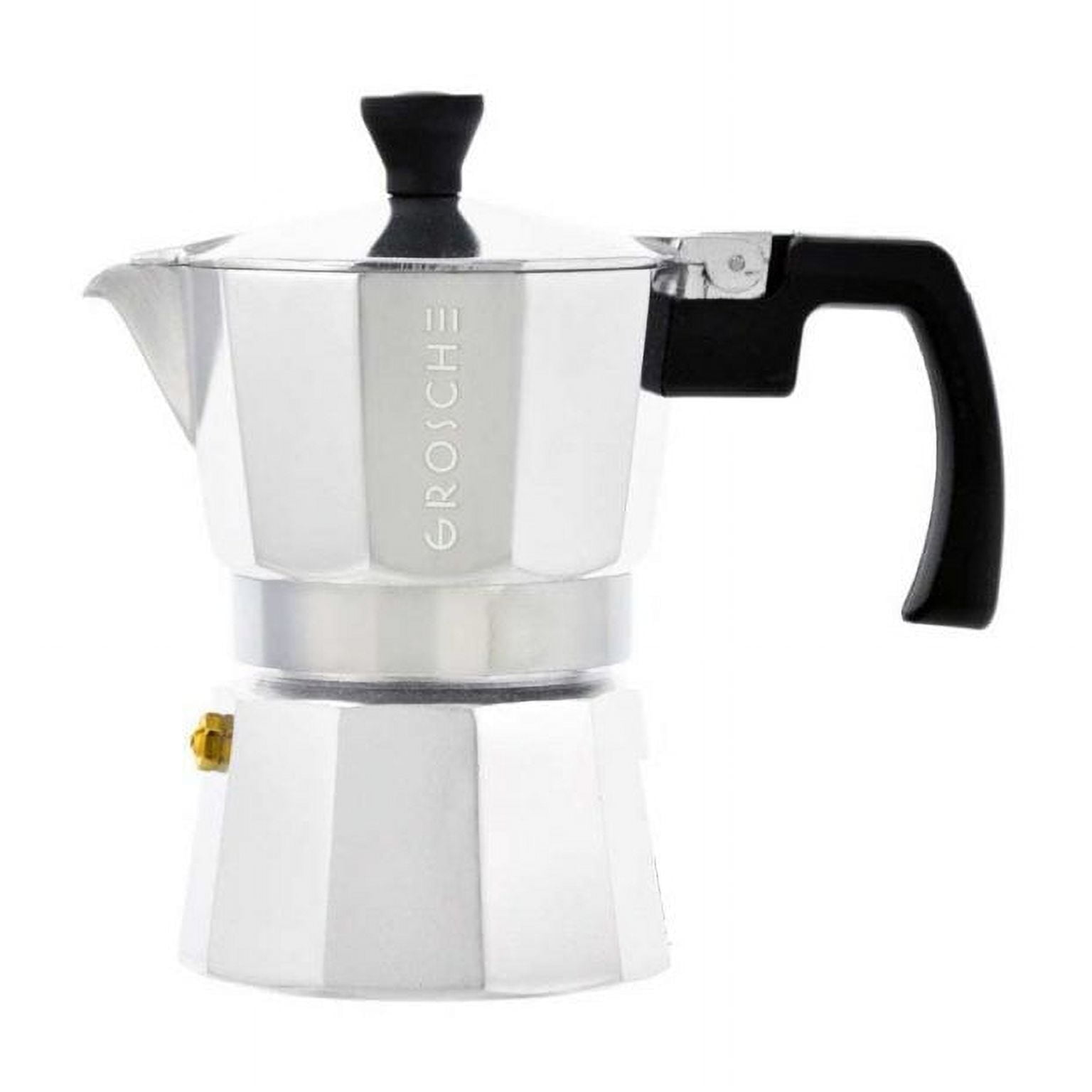 GROSCHE MILANO Stovetop Espresso Maker, Moka Pot, 3 Espresso Cups ...