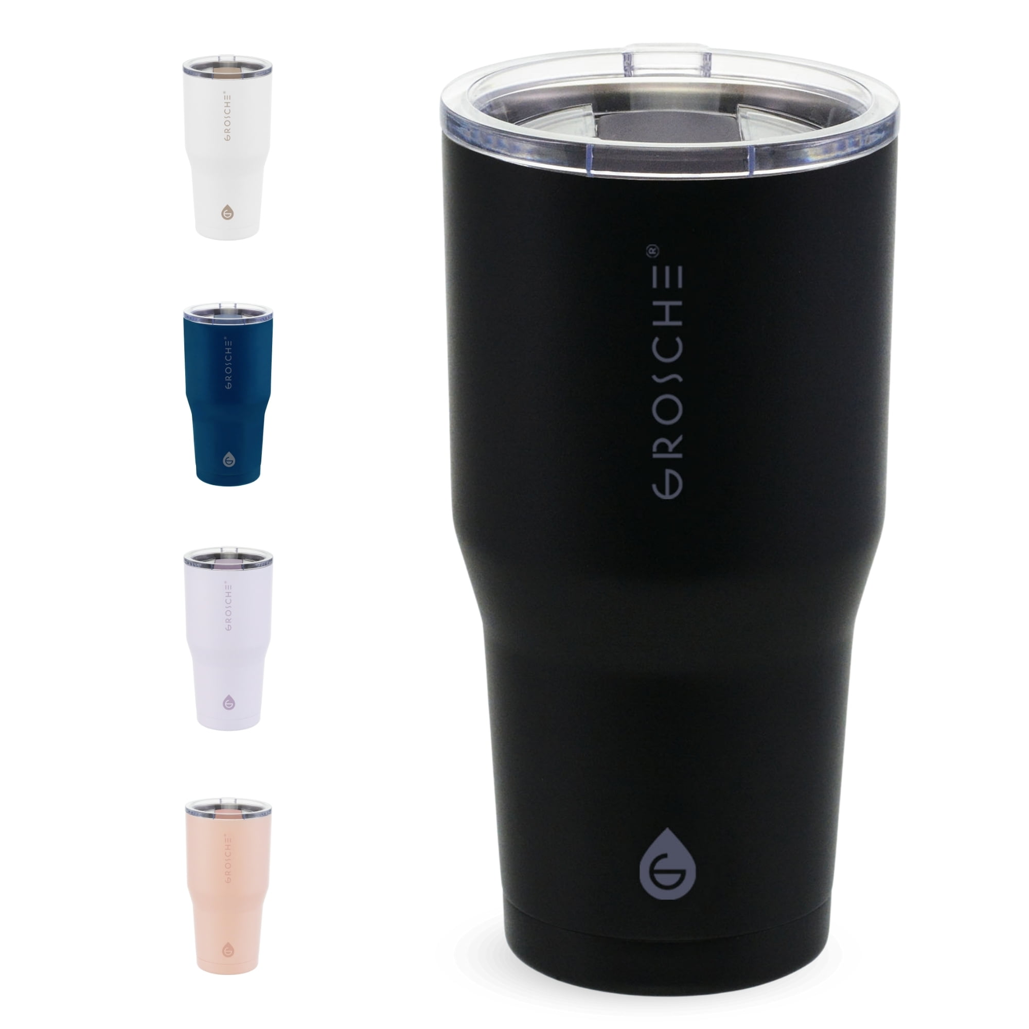 GROSCHE Yukon 20oz insulated coffee mug with lid built tough travel ...