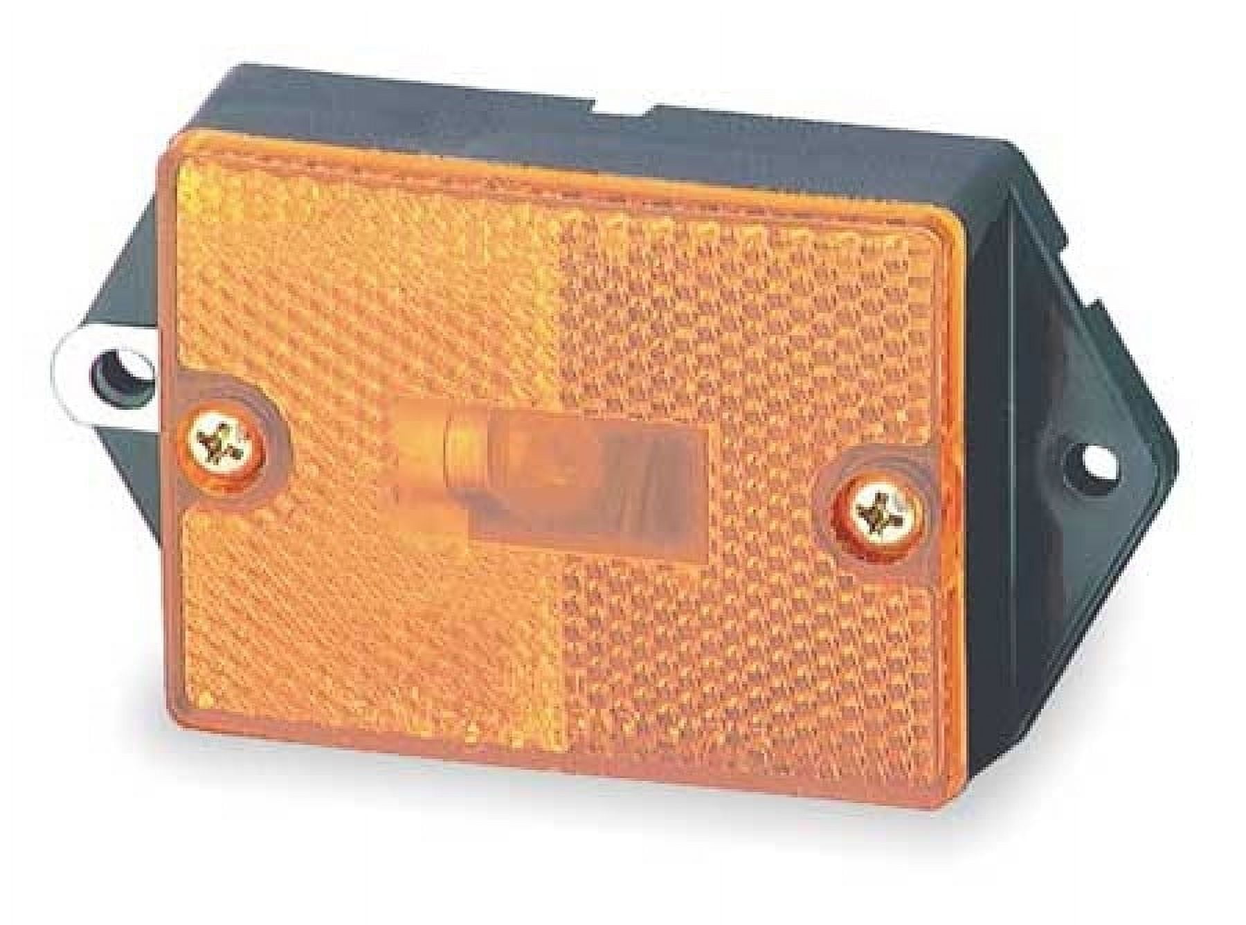 GROTE 46393 Marker Lamp, With Reflector,Single,Ylw - Walmart.com