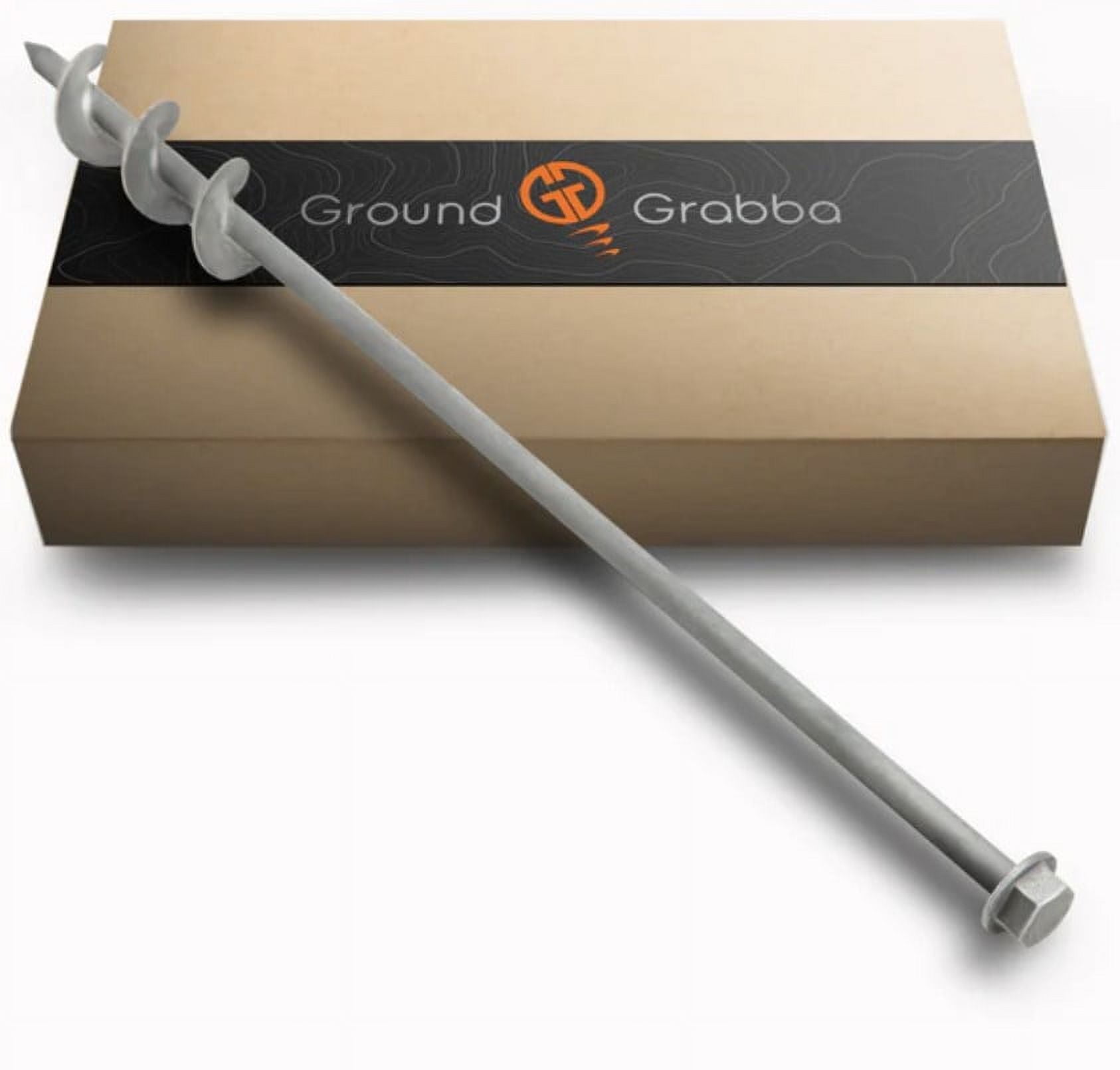 GROUNDGRABBA Screw in Tent Stake for Sand and Loose Ground | Premium ...
