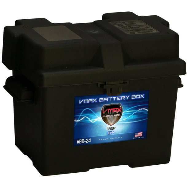 Vmax Black QuickLock Cover Battery Box - Walmart Business Supplies