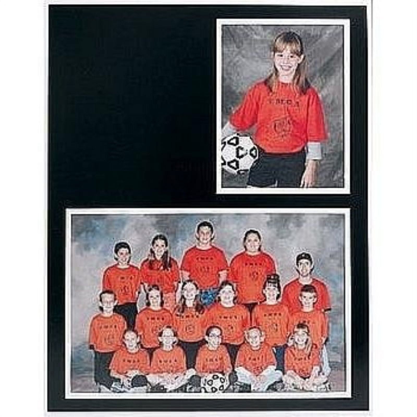 (10 pack) GROUP and PORTRAIT MEMORY MATES Black cardstock 7x5 3one-half ...
