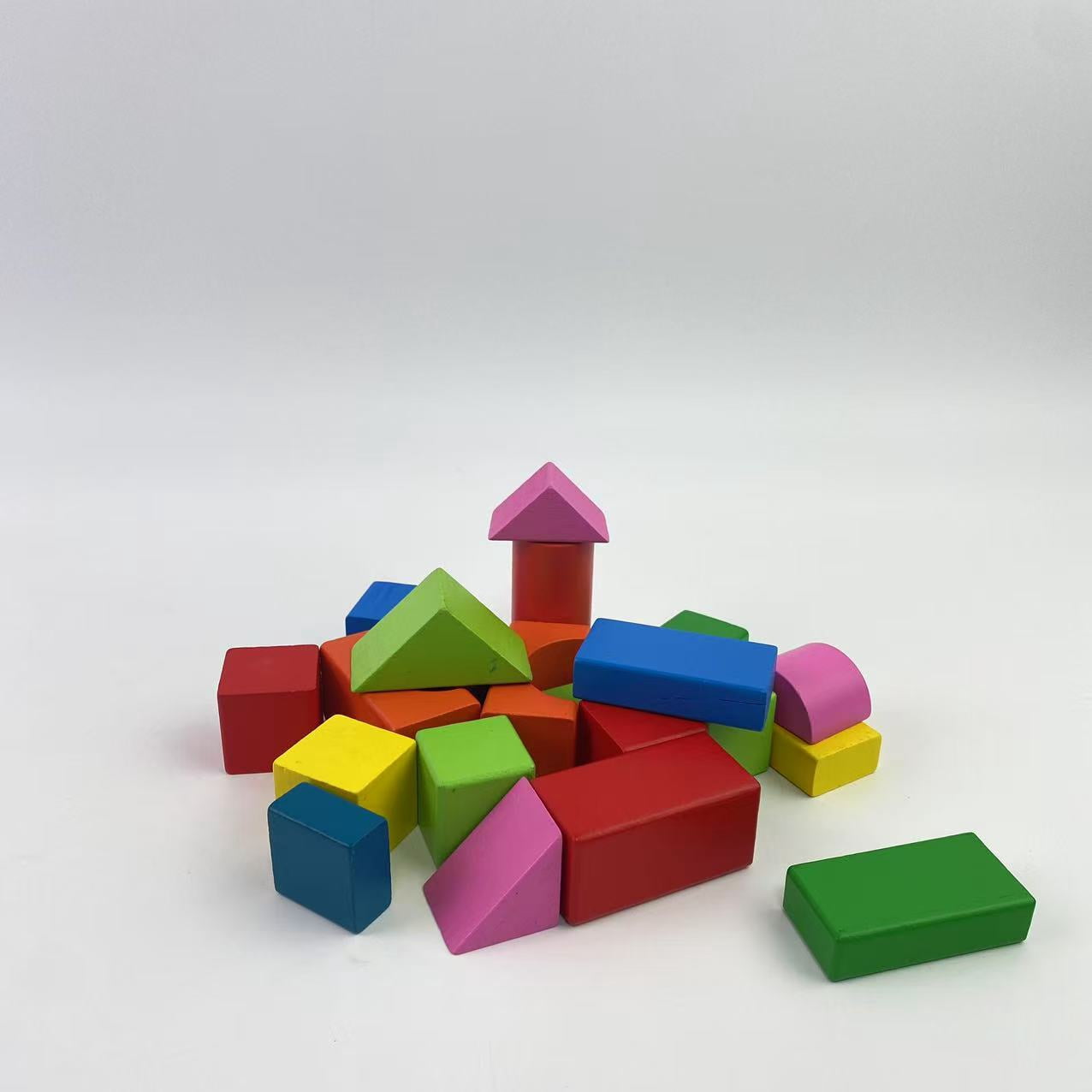 GROVEJOY Toy construction blocks ，Wooden Building Blocks Set - in 4 ...