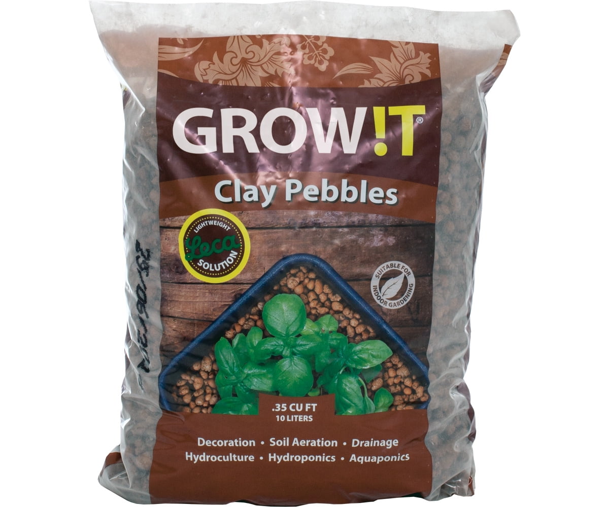 GROW!T GMC10L Plant Rooting Medium Growth, 100% Natural Clay Pebbles ...