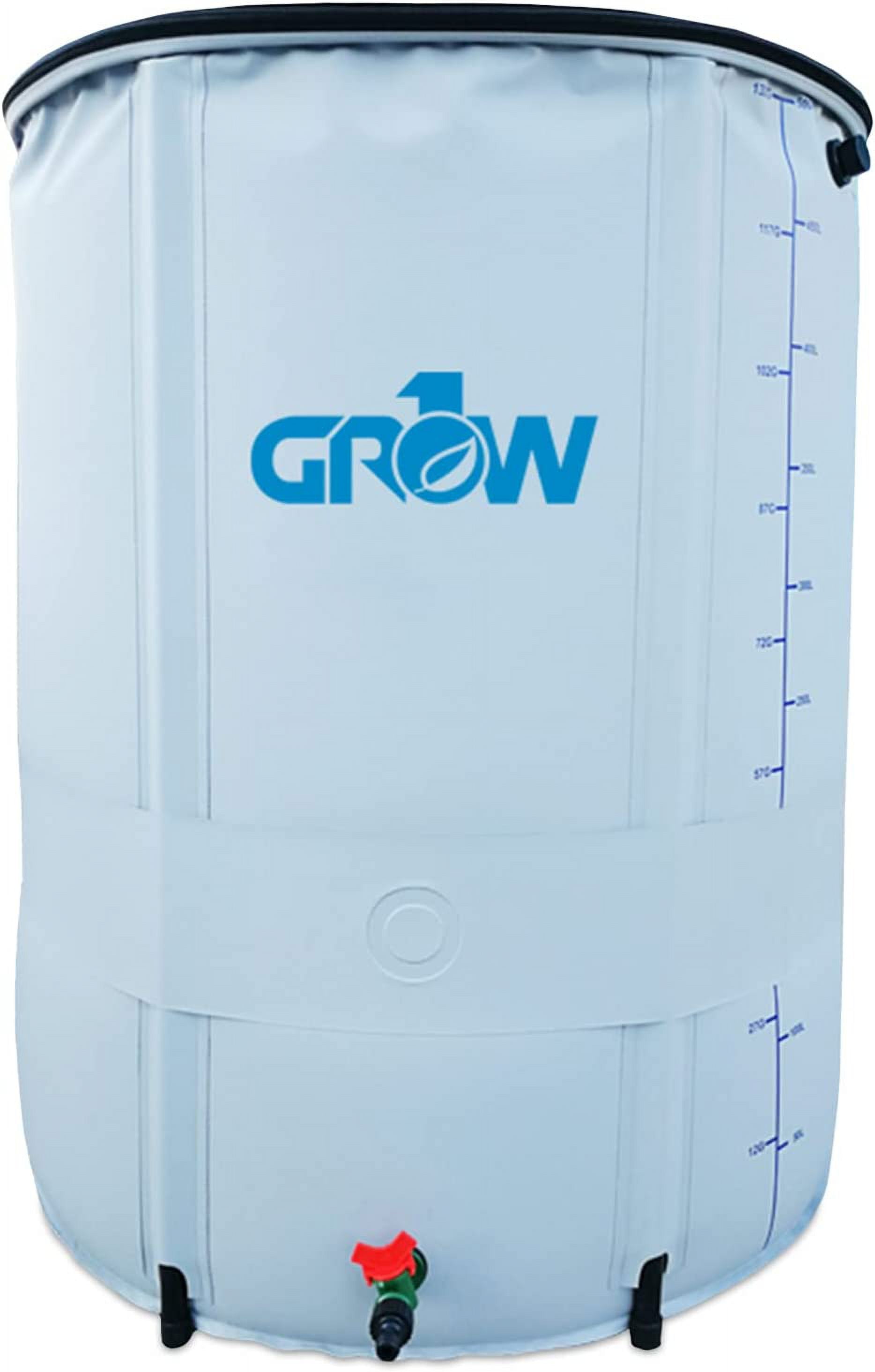 GROW1 Collapsible Reservoir Water Tank 132 Gallon Water Storage Barrel ...