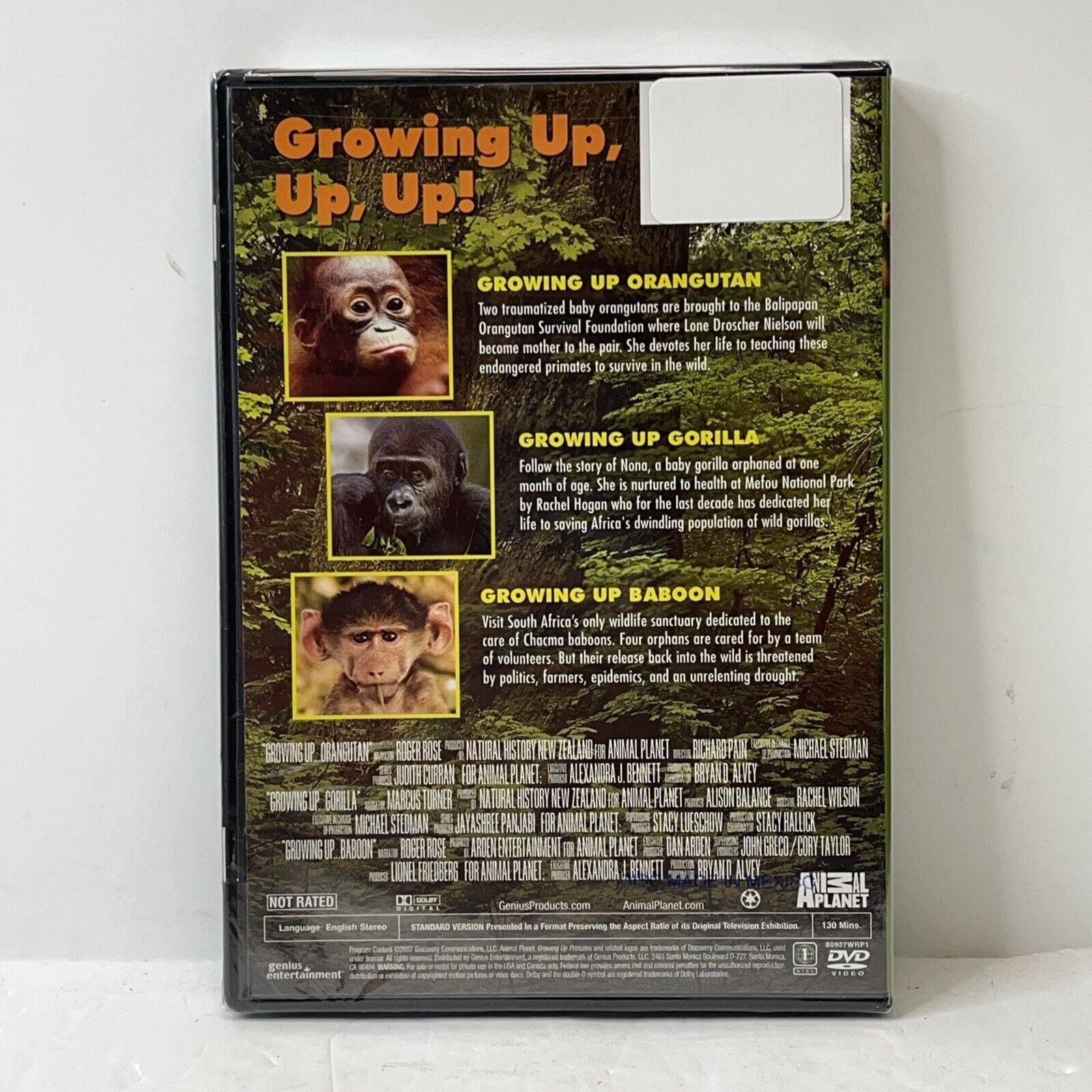 Pre-Owned GROWING UP PRIMATES Animal Planet Baby Primate Apes Chimps ...