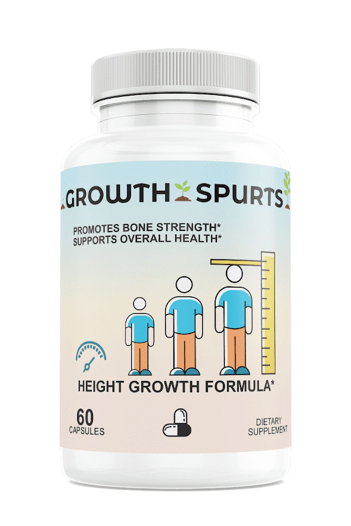 GROWTH SPURTS, Promotes Bone Strength, Supports Overall Health, Bone ...