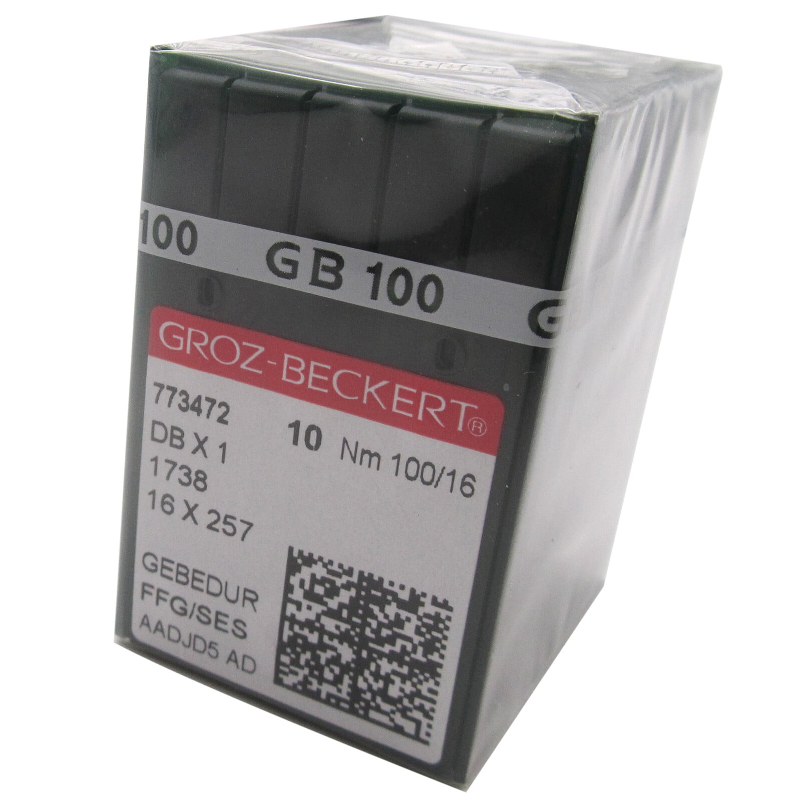 GROZ-BECKERT Needle in CKPSMS Clear Plastic Box- 100 GROZ-BECKERT DBX1 ...
