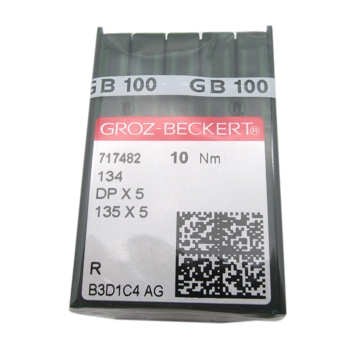 GROZ-BECKERT Needle in CKPSMS Clear Plastic Box- 100 GROZ-BECKERT Sewing Needle 135X5 DPX5 Many ...