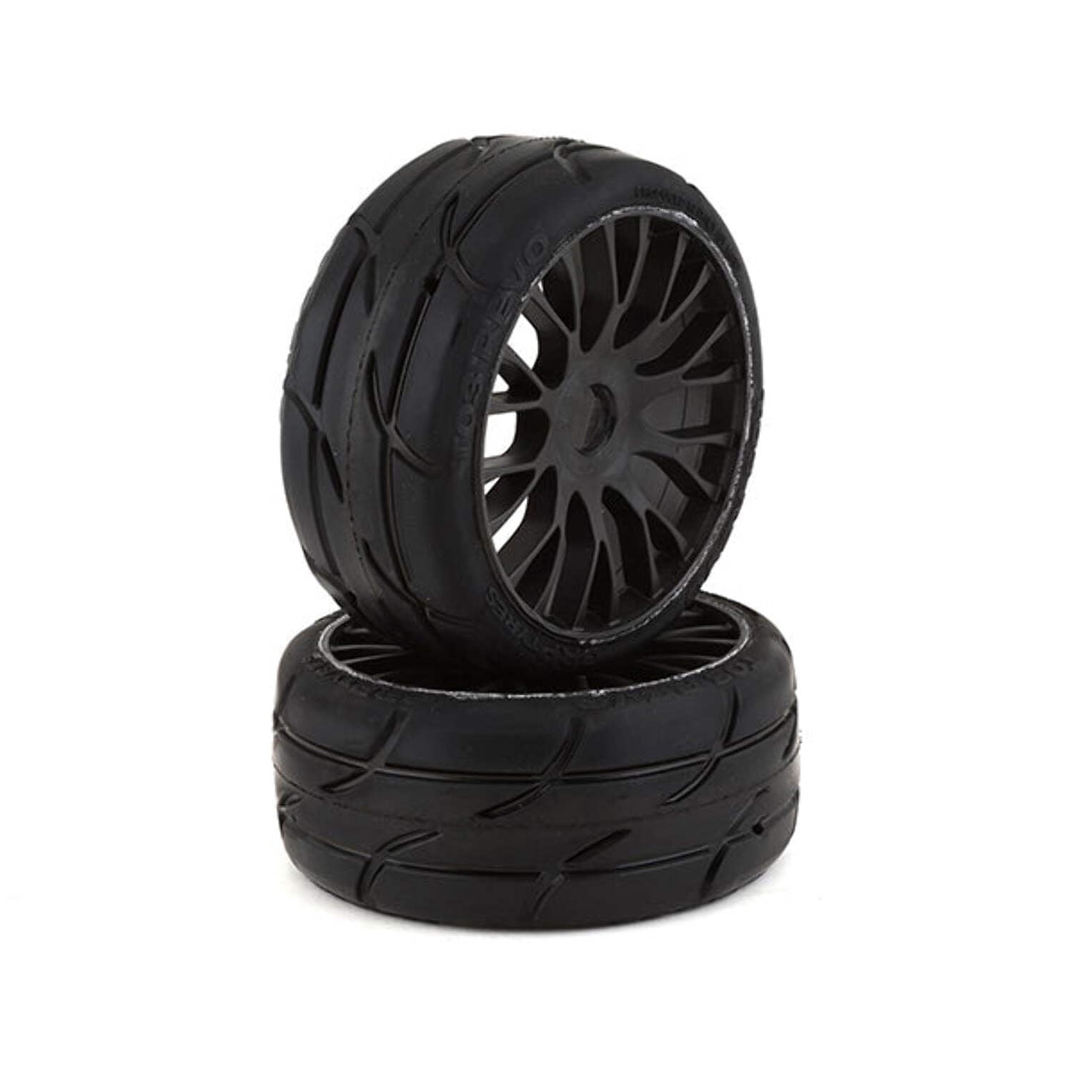 GRP GT - TO3 Revo Belted Pre-Mounted 1/8 Buggy Tires (Black) (2) (XM5 ...