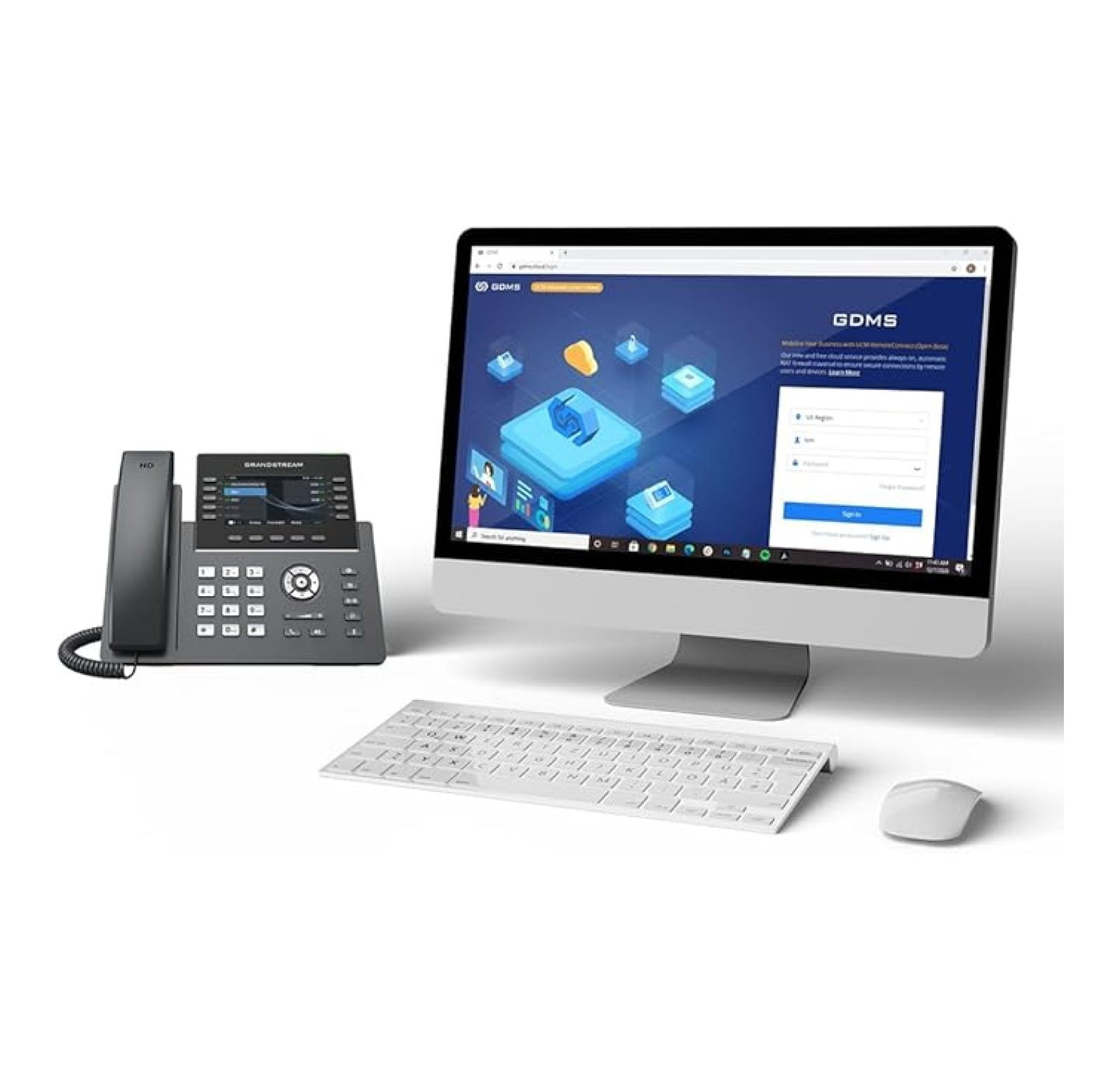 GRP2616 IP Phone | 6 Lines, 6 SIP Accounts | 4.3-Inch Color Display ...