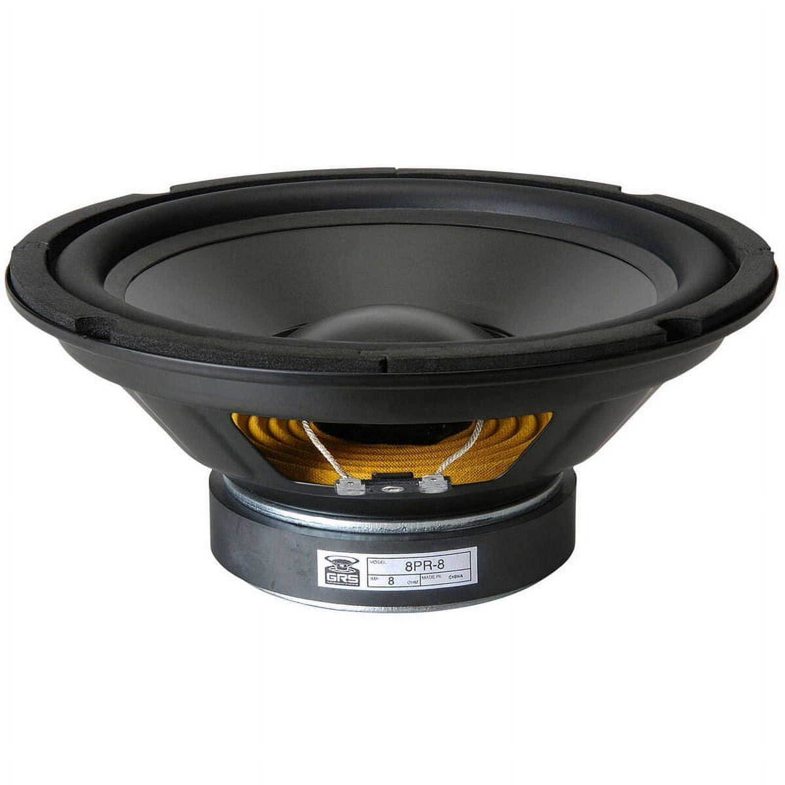 GRS 8PR-8 8" Poly Cone Rubber Surround Woofer - Walmart.com