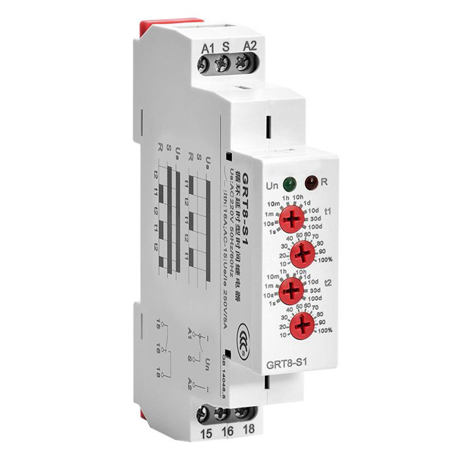 GRT8-S1 Delay Time Relay 220V Multifunctional Time Relay for Cycle ... GRT8-S1 Delay Time Relay 220V Multifunctional Time Relay for Cycle ...