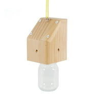 Bees N Things Wood Hanging Carpenter Bee Catcher for Outdoor Use ...