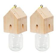 Bees N Things Wood Hanging Carpenter Bee Catcher for Outdoor Use ...