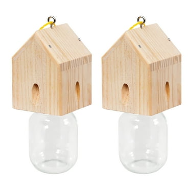 Bees N Things Wood Hanging Carpenter Bee Catcher for Outdoor Use ...