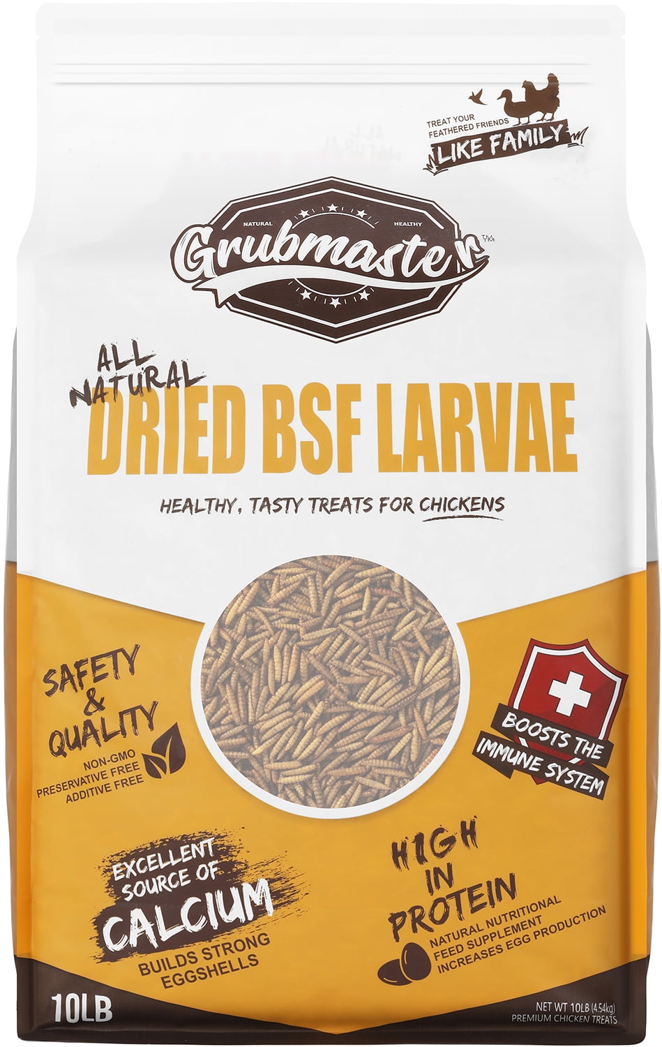 GRUBMASTER Edible Insect Food: Dried Black Soldier Fly Larvae for ...