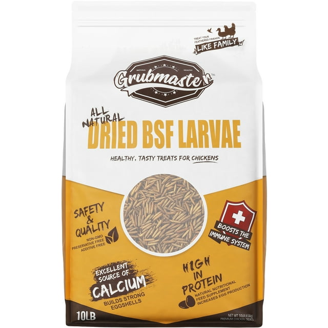 GRUBMASTER Edible Insect Food: Dried Black Soldier Fly Larvae for ...