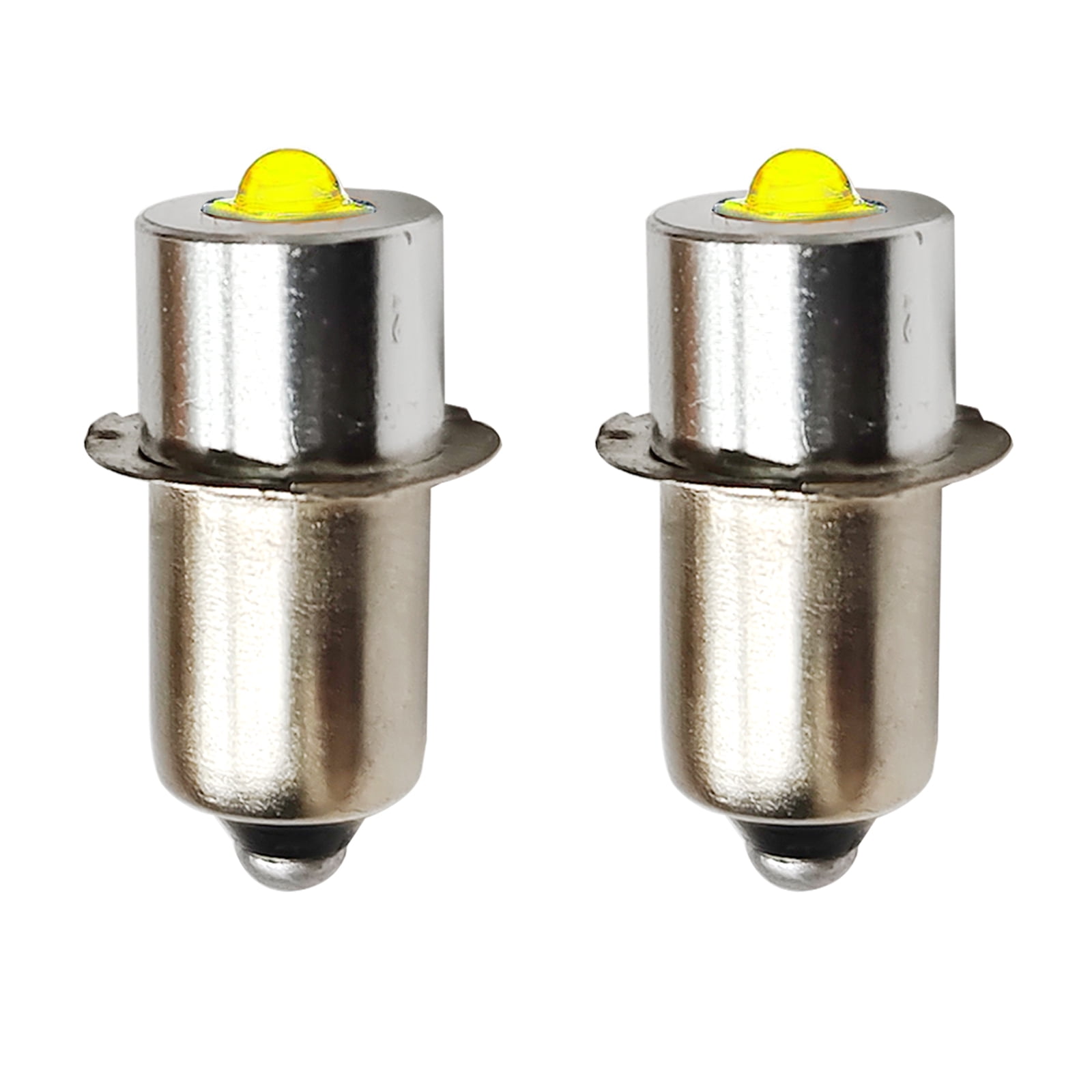 GRV P13.5S LED Flashlight Bulb DC4-12V, 3W PR2 LED Bulb for 4-16 C&D Cells Flashlight,6000K ...