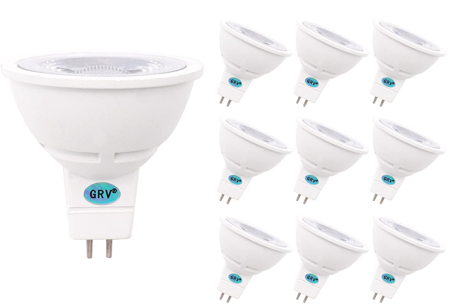 GRV MR16 GU5.3 LED Bulb AC110-120V 7W Equivalent 60W Halogen Lamp Not ...