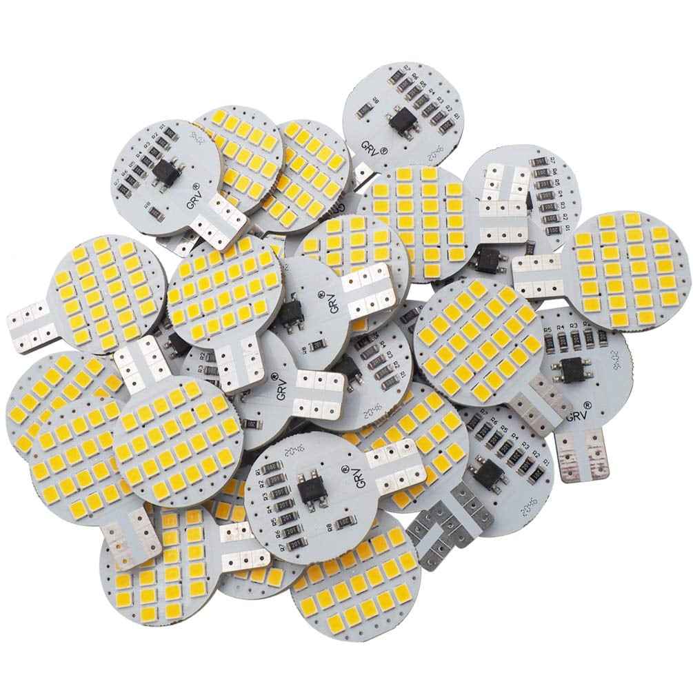 GRV T10 LED Light Bulb 921 194 192 C921 24-2835 SMD Super Bright Lamp ...