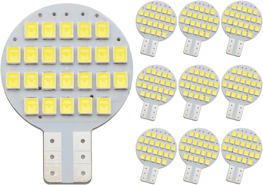 GRV T10 LED Light Bulb 921 194 192 C921 24-2835 SMD Super Bright Lamp ...
