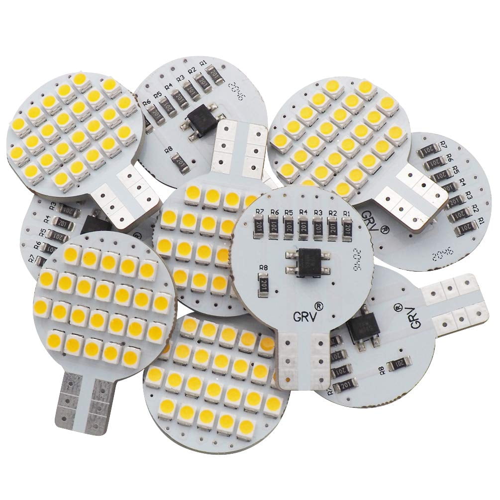 GRV T10 LED Light Bulb 921 194 192 C921 24-3528 SMD Super Bright Lamp ...