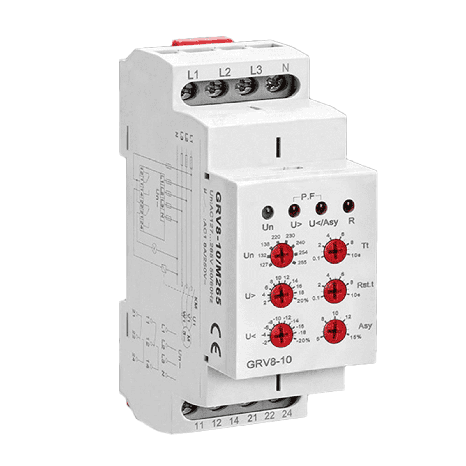 GRV8-10/M265 3Phase Voltage Monitoring Relay Over/under Voltage ...