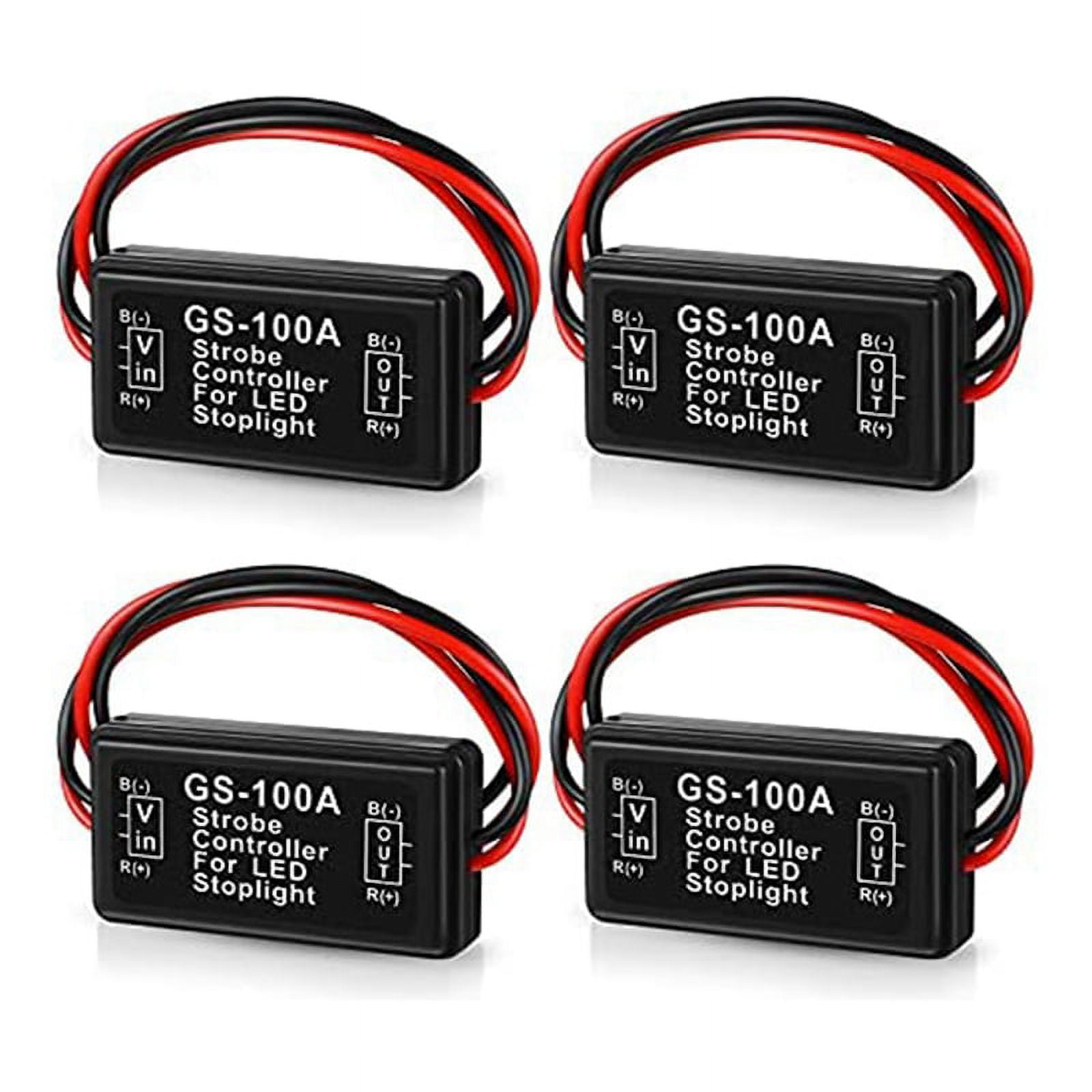 GS-100A Brake Light Flasher Module, DC 12-24V 2A 24W High Brake ...