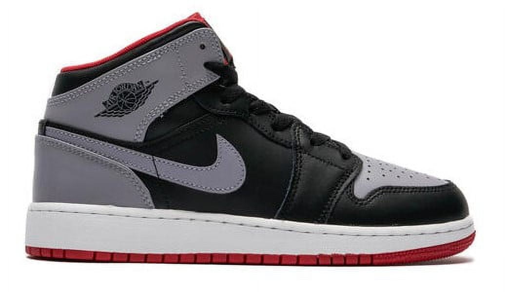 (GS) Air Jordan 1 Mid 'Bred Shadow' (2024) DQ8423-006 - Walmart.com