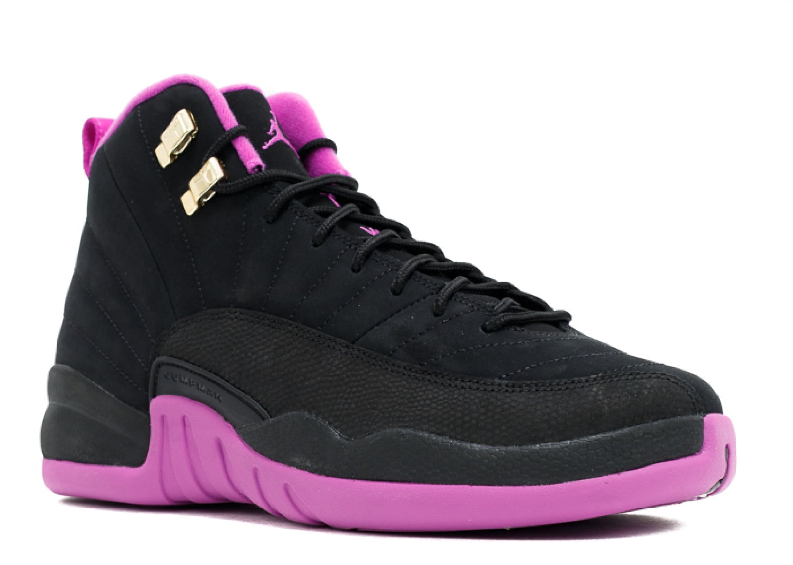 Air Jordan 12 XII Retro (GS) "Kings" Hyper Violet - Metallic Gold Star ...