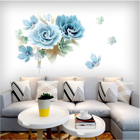 GS9964 3D Wall Stickers for Living Room TV Background, Bedroom Decor ...