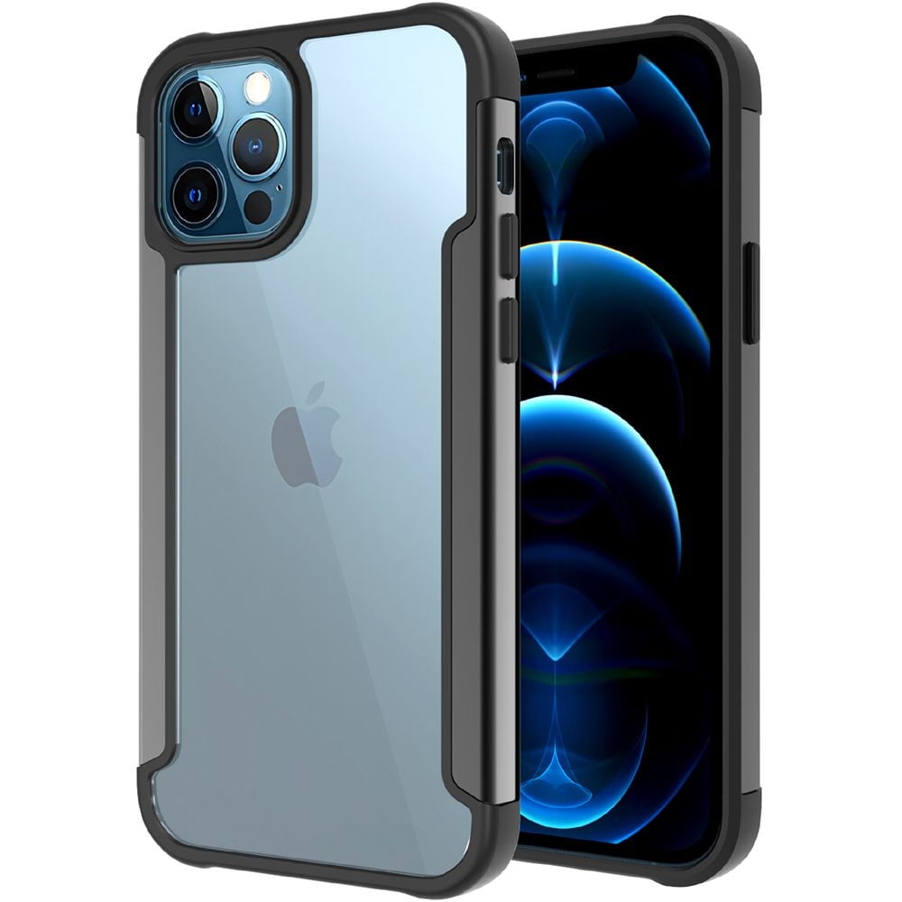 GSA Aluminum Alloy Transparent PC TPU Slick Hybrid For iPhone 13 Pro ...