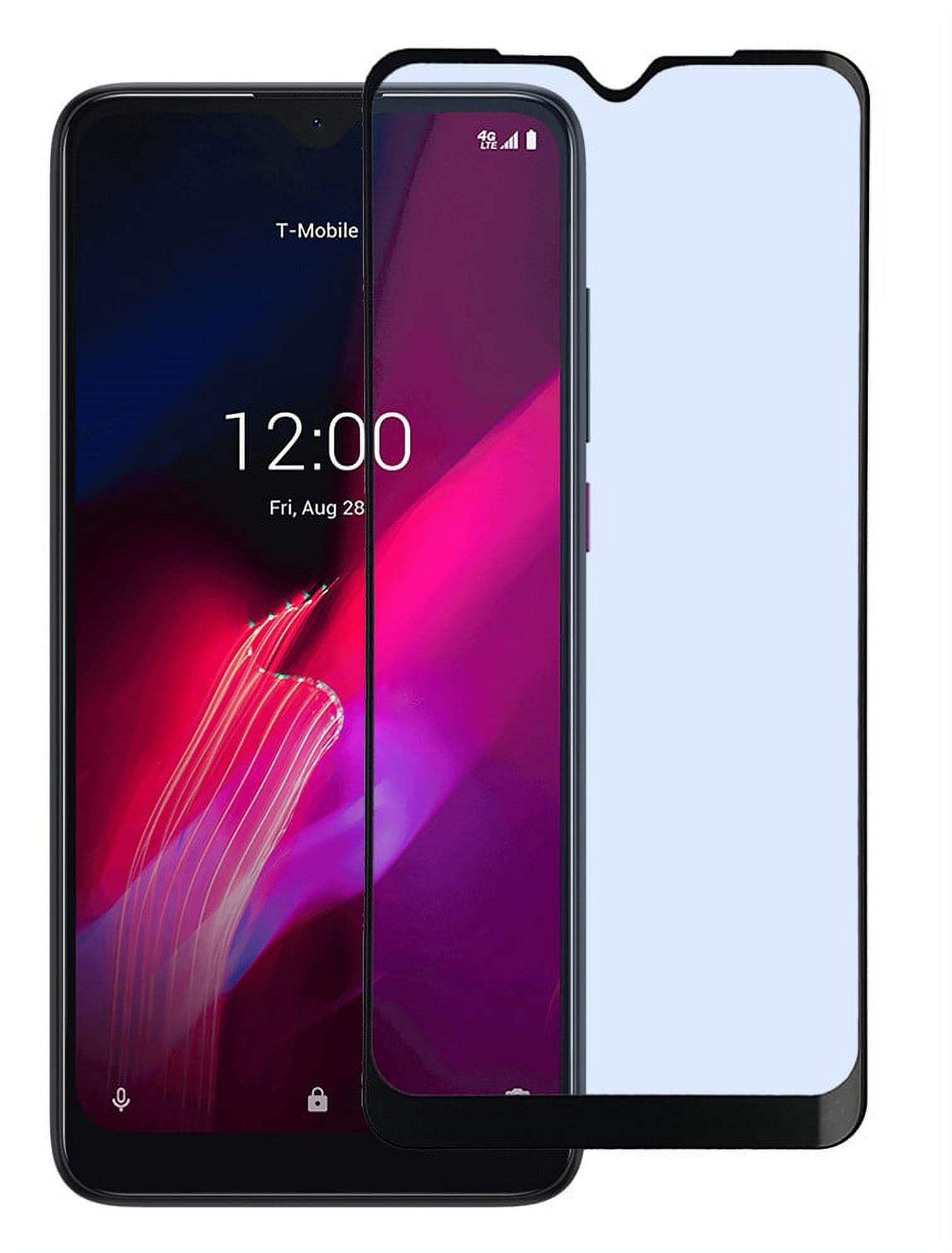 GSA Black Boarder Full Glue Tempered Glass For T Mobile REVVL 4 ...