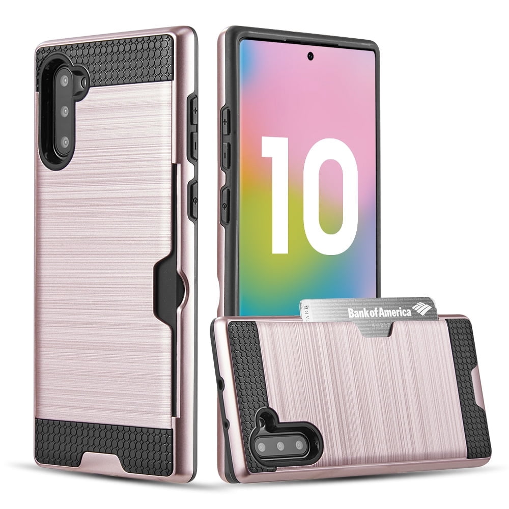 GSA Brushed Credit Card Holder Case for Samsung Galaxy Note 10(6.3 ...