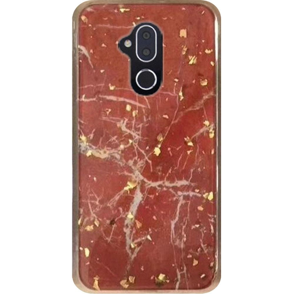 GSA Candy RED Case For Alcatel 7 Folio, Revvl 2 Plus MARBLE GLITTER ...