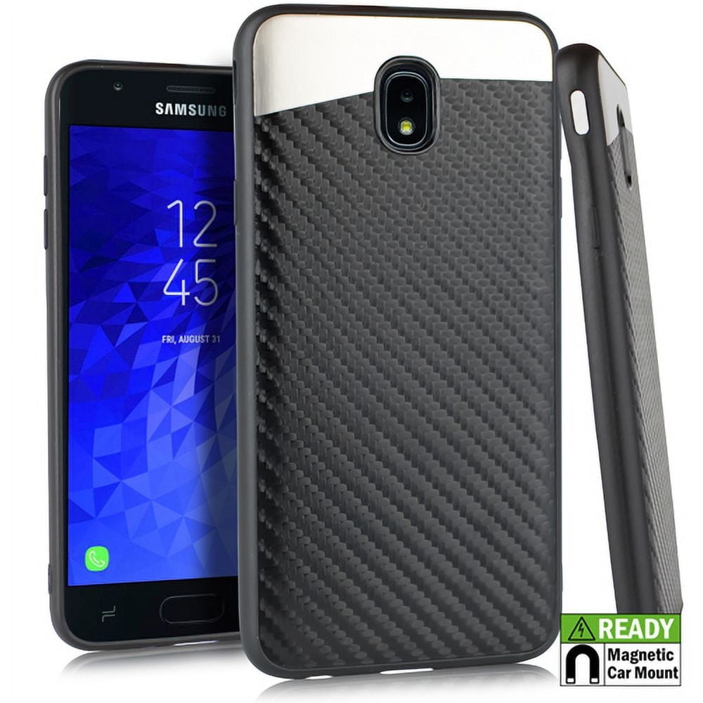 GSA Carbon Fiber Case For Samsung Galaxy J7 (2018), J7 2018, J737 Black ...