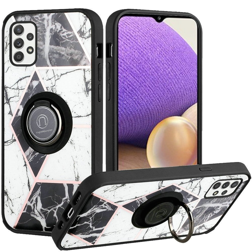 GSA Case for Samsung A32 5g Unique Imd Design Magnetic Ring Stand Cover ...