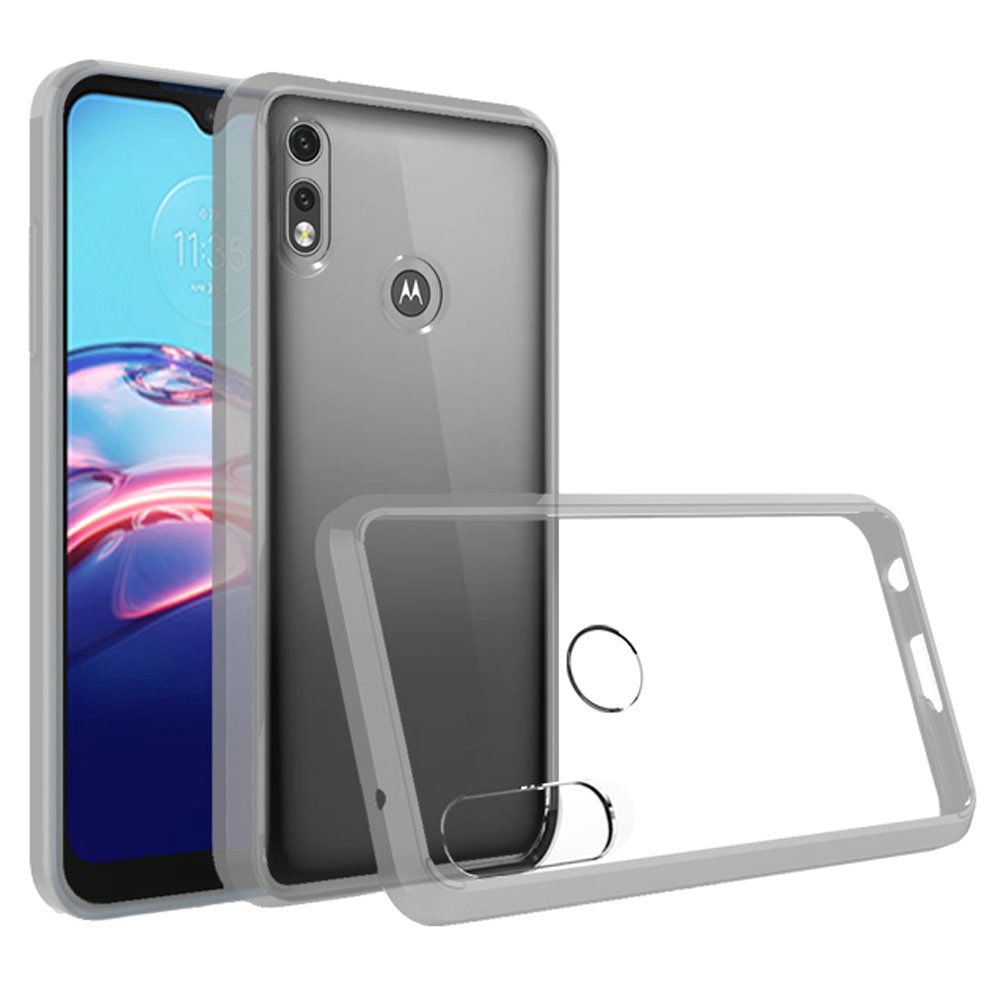 GSA Clear Transparent Hybrid Case Cover for Motorola Moto E 2020 Clear ...