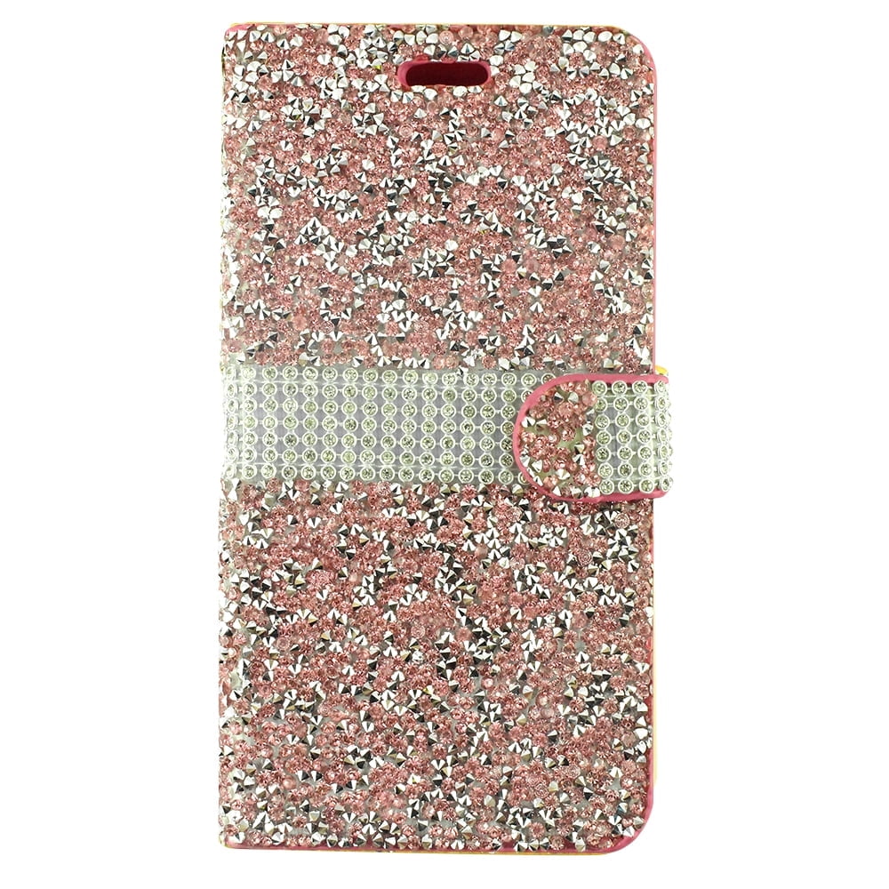 GSA Diamond Leather Flip Wallet Case for LG Stylo 4, Stylo, 4 Plus, Hot ...
