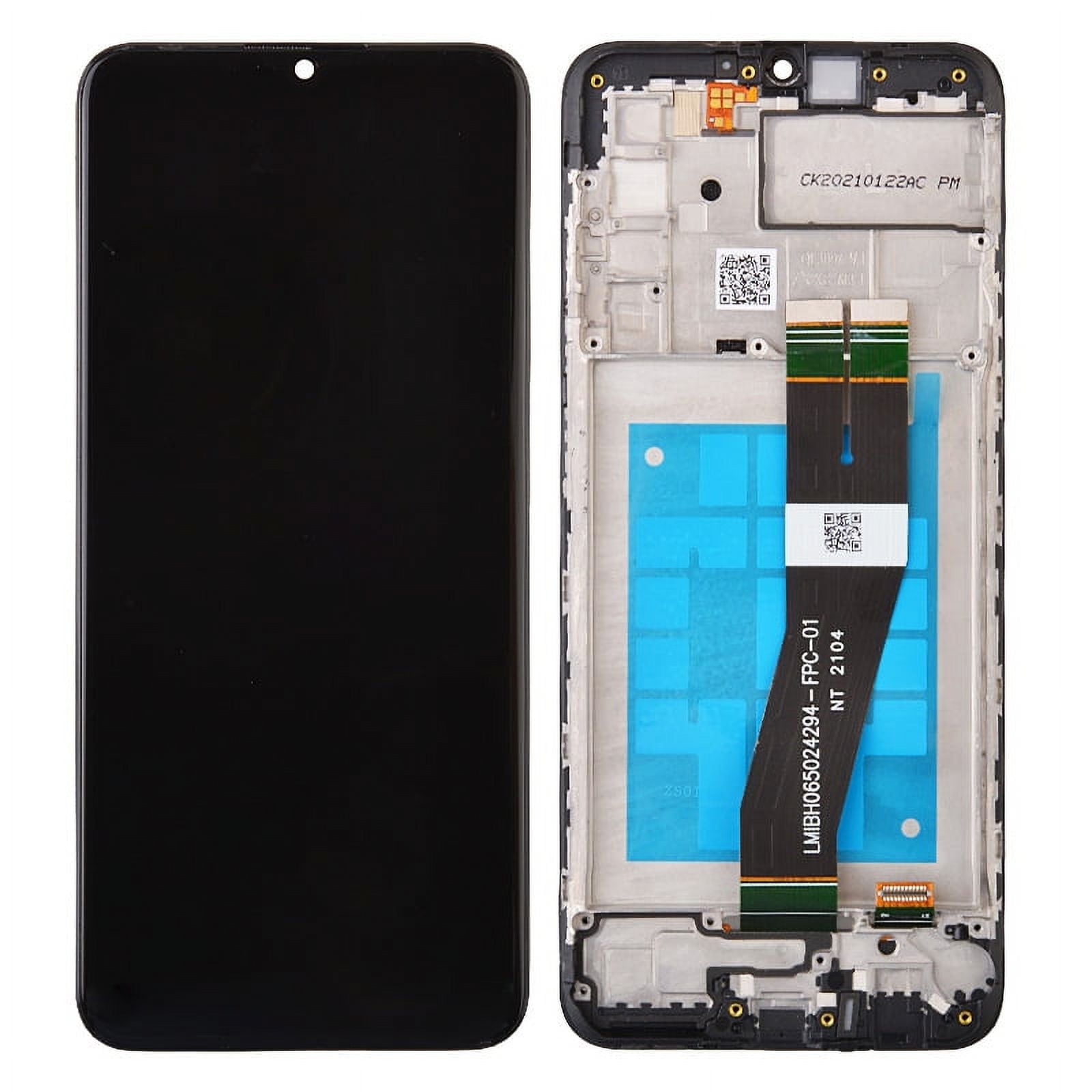 GSA LCD Digitizer Assembly Black Frame for Samsung Galaxy A02s (2021 ...