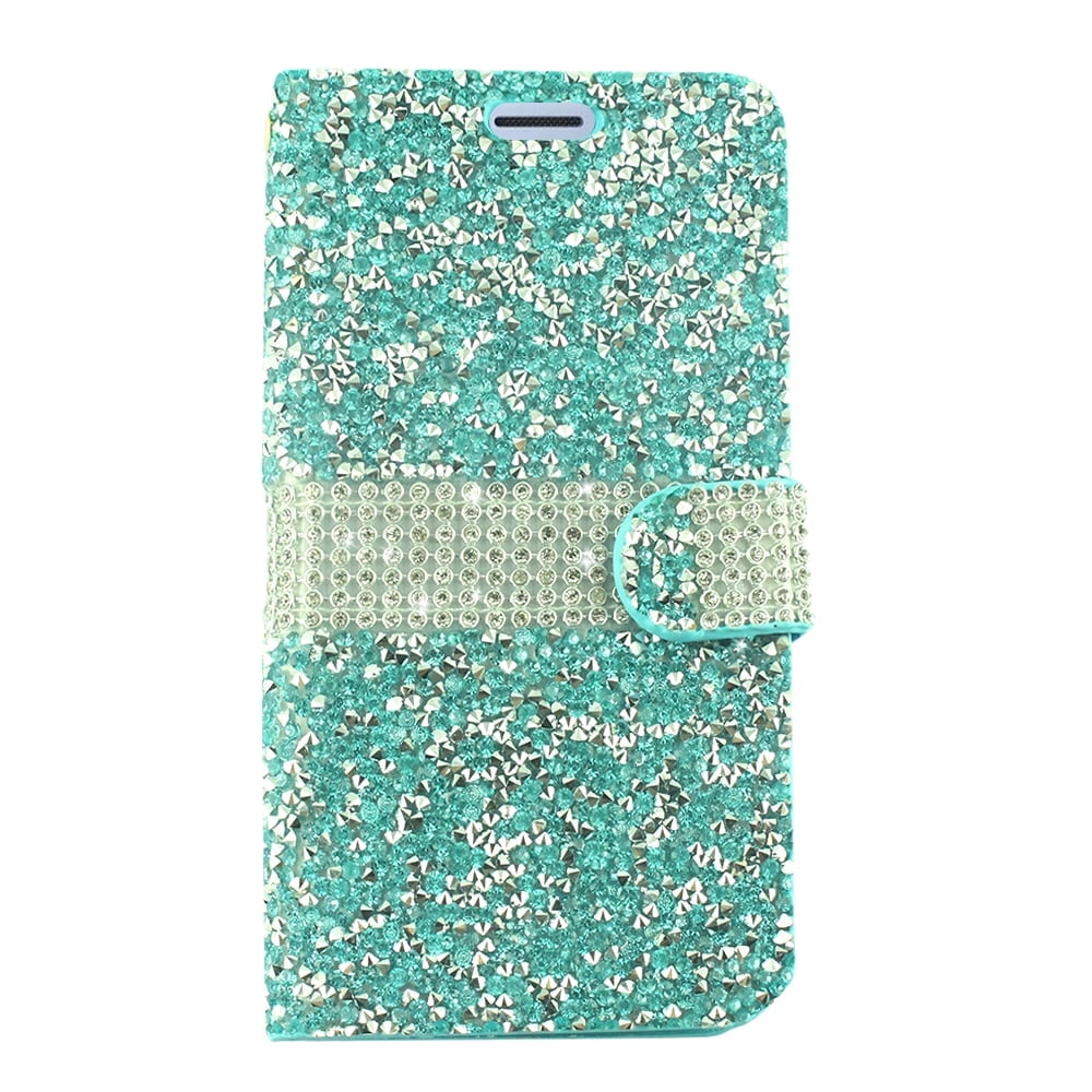 GSA Rock Bling Flip Wallet Case For Samsung Galaxy J7 (2018) & J737 ...