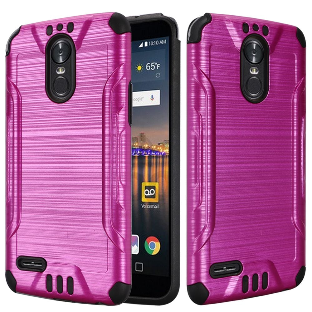 GSA Slim Armor Brushed Metal Hybrid Case For LG Stylo 3/Stylo 3 Plus ...