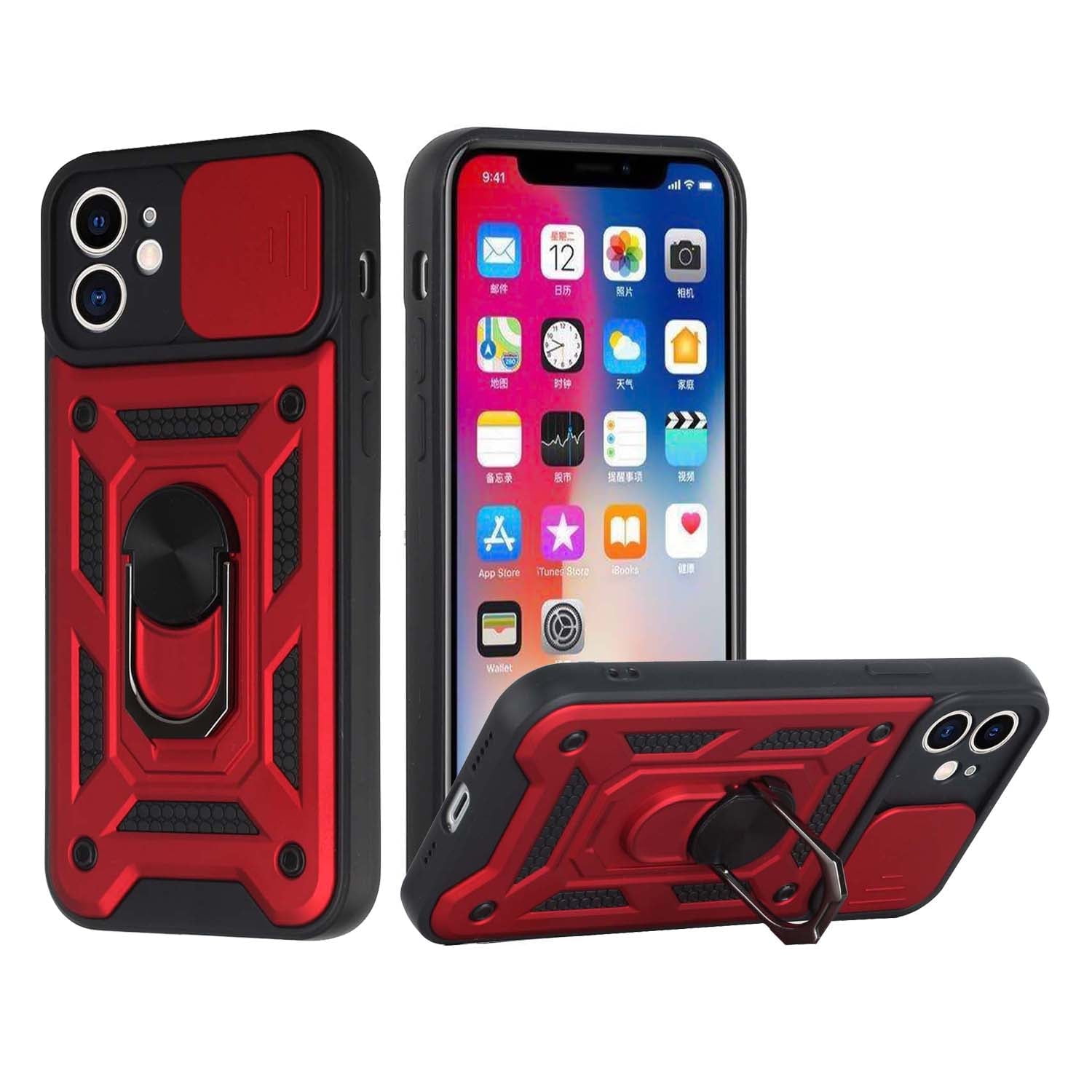 GSA Slim Shockproof Case w/Camera Cover for iPhone 13 Pro Max (6.7 ...